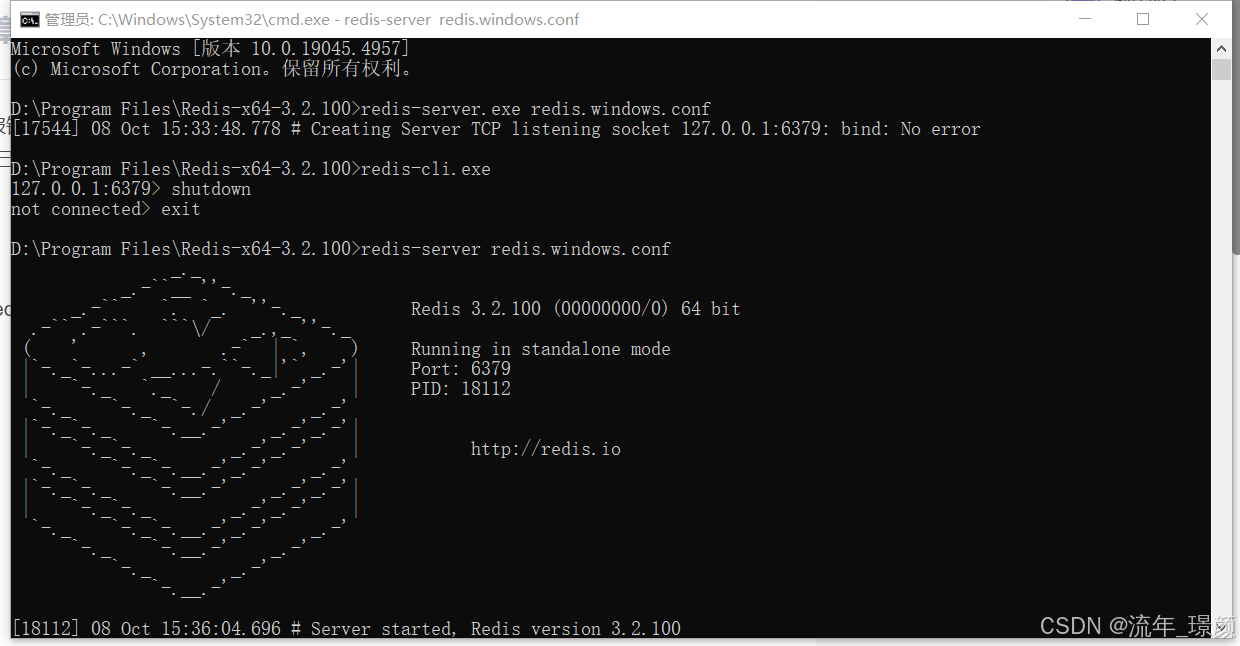 Redis启动时报错： Creating Server TCP listening socket 127.0.0.1:6379: bind: No error-CSDN博客
