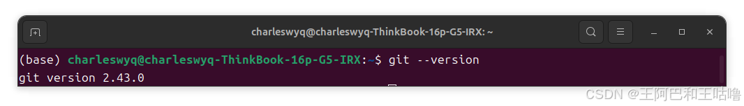 【Ubuntu2404】Ubuntu24.04安装Git-CSDN博客