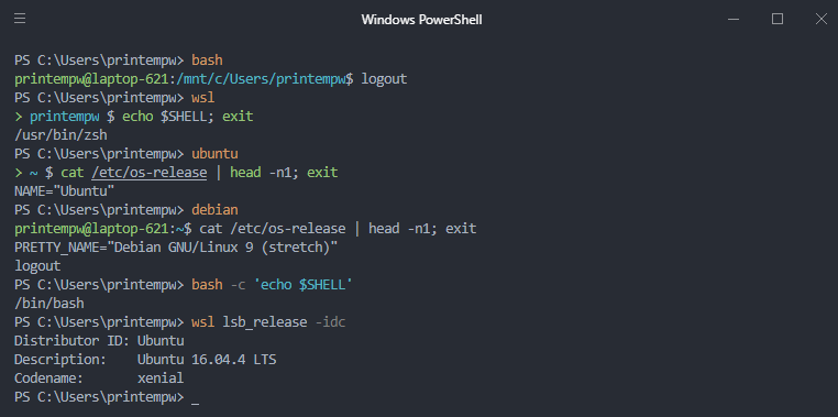 Windows 中运行 Linux 命令的方法：wsl、Git Bash、Cygwin、虚拟机安装Linux、busybox、powershell、cmder、x-cmd(各种工具集 ...