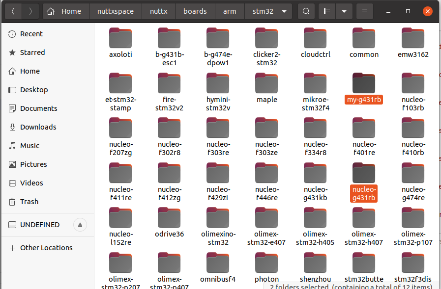 NUTTX的学习记录（如何在nuttx建立自己的板子的支持）_nuttx适配新板子-CSDN博客