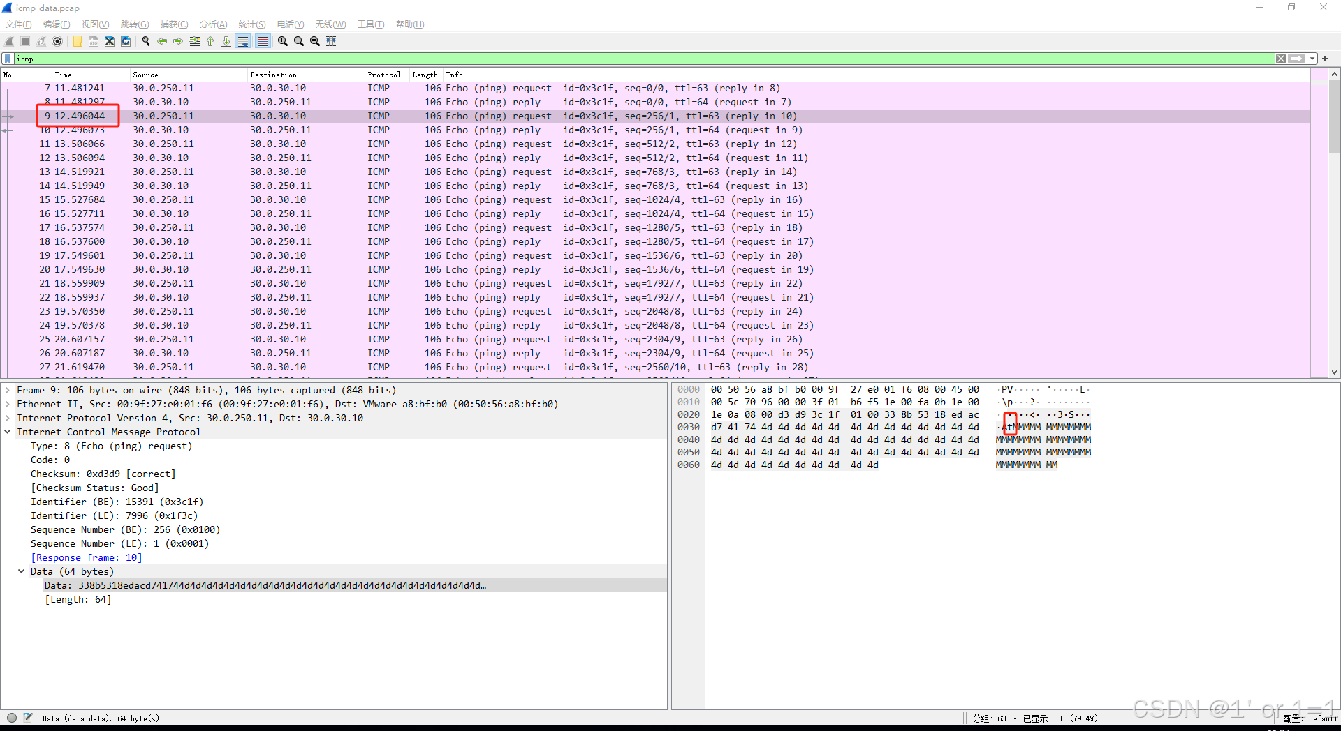 CTFHub解题笔记-Misc-icmp-data流量_ctfhub icmp-CSDN博客