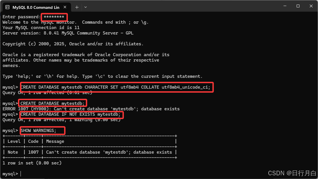 Day1：关于MySQL数据库的创建与管理_mysql 新建一个数据库的语句-CSDN博客