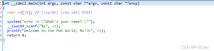 PWN——ret2text_在 pwn 中,当程序启用了 pie(position independent executable-CSDN博客