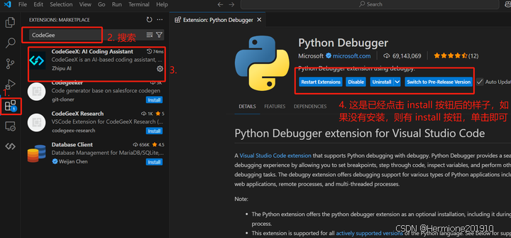 【python配置环境入门教程】Anaconda+VScode实现简单编译代码（附AI辅助写代码插件）_anaconda和vscode配置 ...