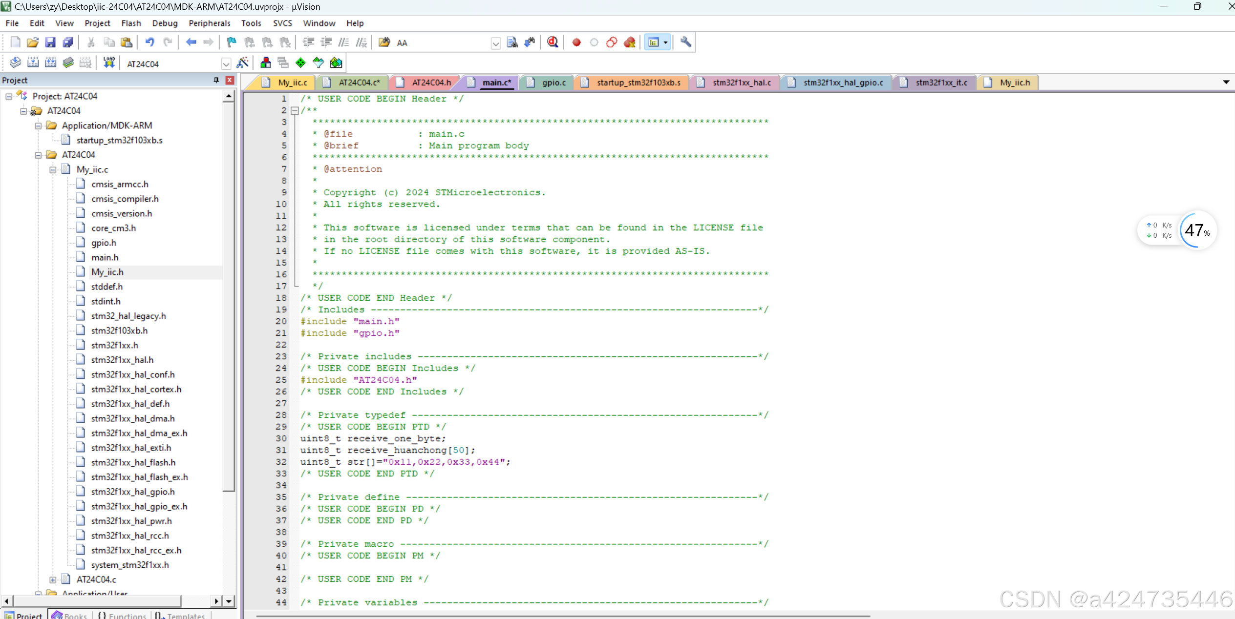 STM32 AT24C04例程_stm32 24c04-CSDN博客