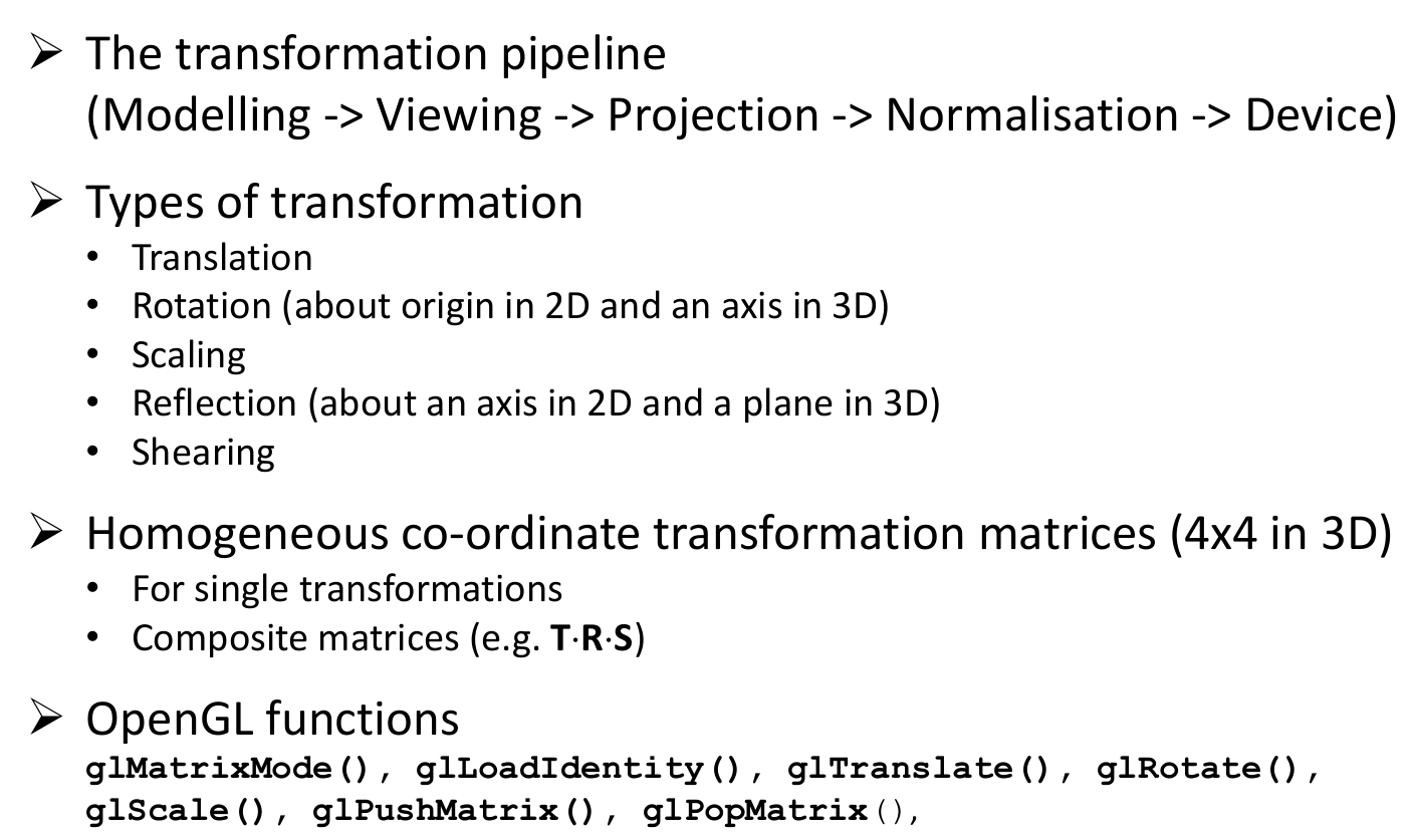 Transformation pipeline and geometric transformations-CSDN博客