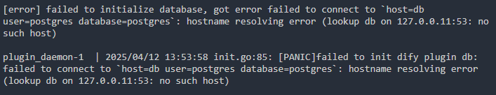 解决问题：Docker部署Dify时db与plugin_daemon无限重启_dify重启-CSDN博客