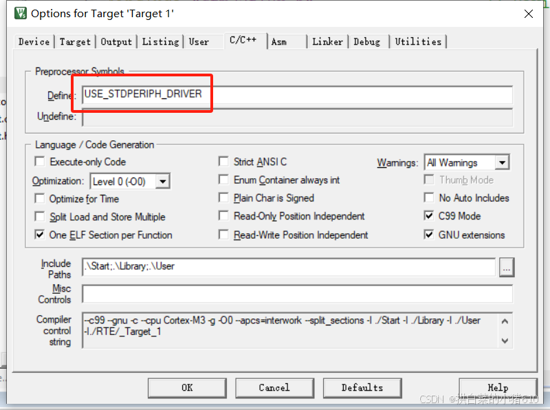 .\Objects\Project.axf: Error: L6218E: Undefined symbol assert_param (referred from misc.o).解决办法 ...
