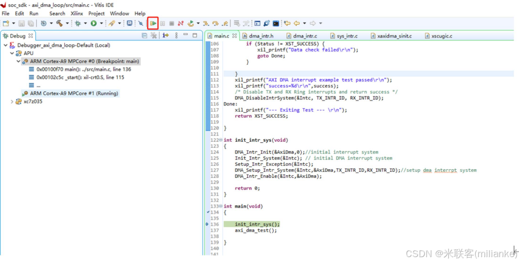 [米联客-XILINX-H3_CZ08_7100] FPGA_SDK高级篇连载-02PL与PS数据LOOP传输(DMA)_xlconcat ip 核功能-CSDN博客
