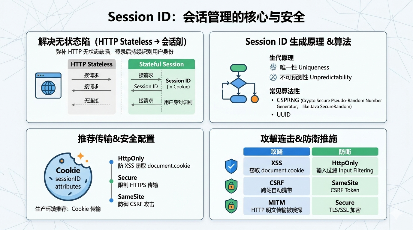 Session ID 是如何生成的？它的作用是什么？_web服务 session管理 session id-CSDN博客