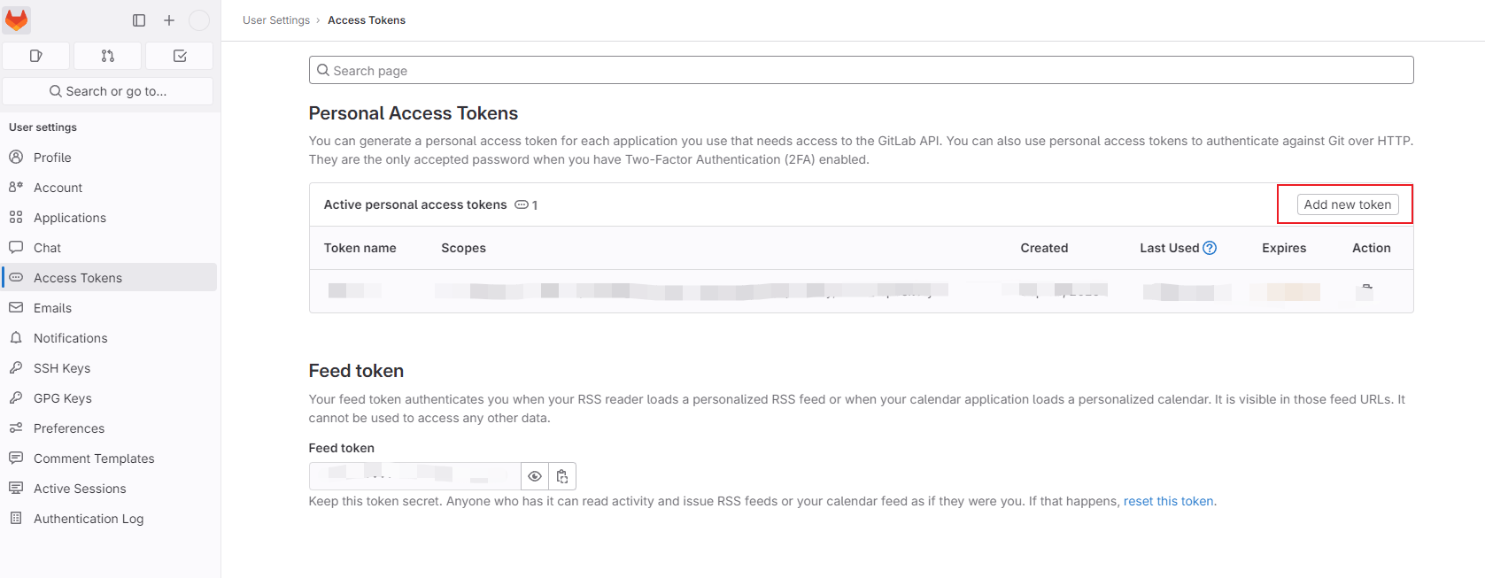 GitLab获取Access Token（访问令牌的）方法_gitlab access token-CSDN博客