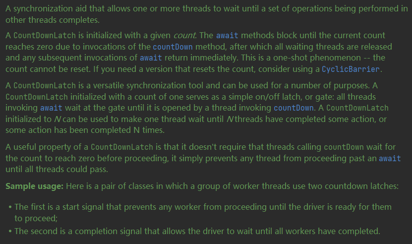 CountDownLatch学习使用_countdownlatch用法-CSDN博客