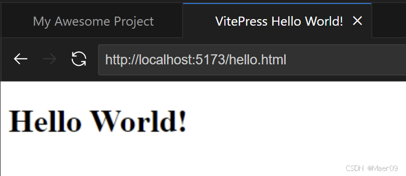 VitePress 中嵌入静态页面_vitepress 显示html-CSDN博客