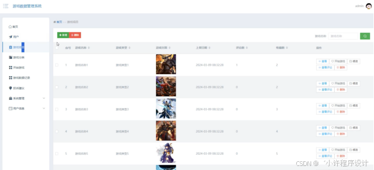 计算机毕业设计springboot游戏数据管理系统 基于spring Boot的游戏数据管理平台设计与实现 Spring Boot框架下的游戏数据管理系统开发游戏管理系统数据库设计 Csdn博客