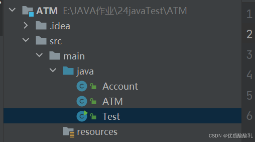 JAVA基础语法知识应用实践之ATM项目学习（含完整源代码以及项目框架）_java基础语法训练的实际应用项目-CSDN博客