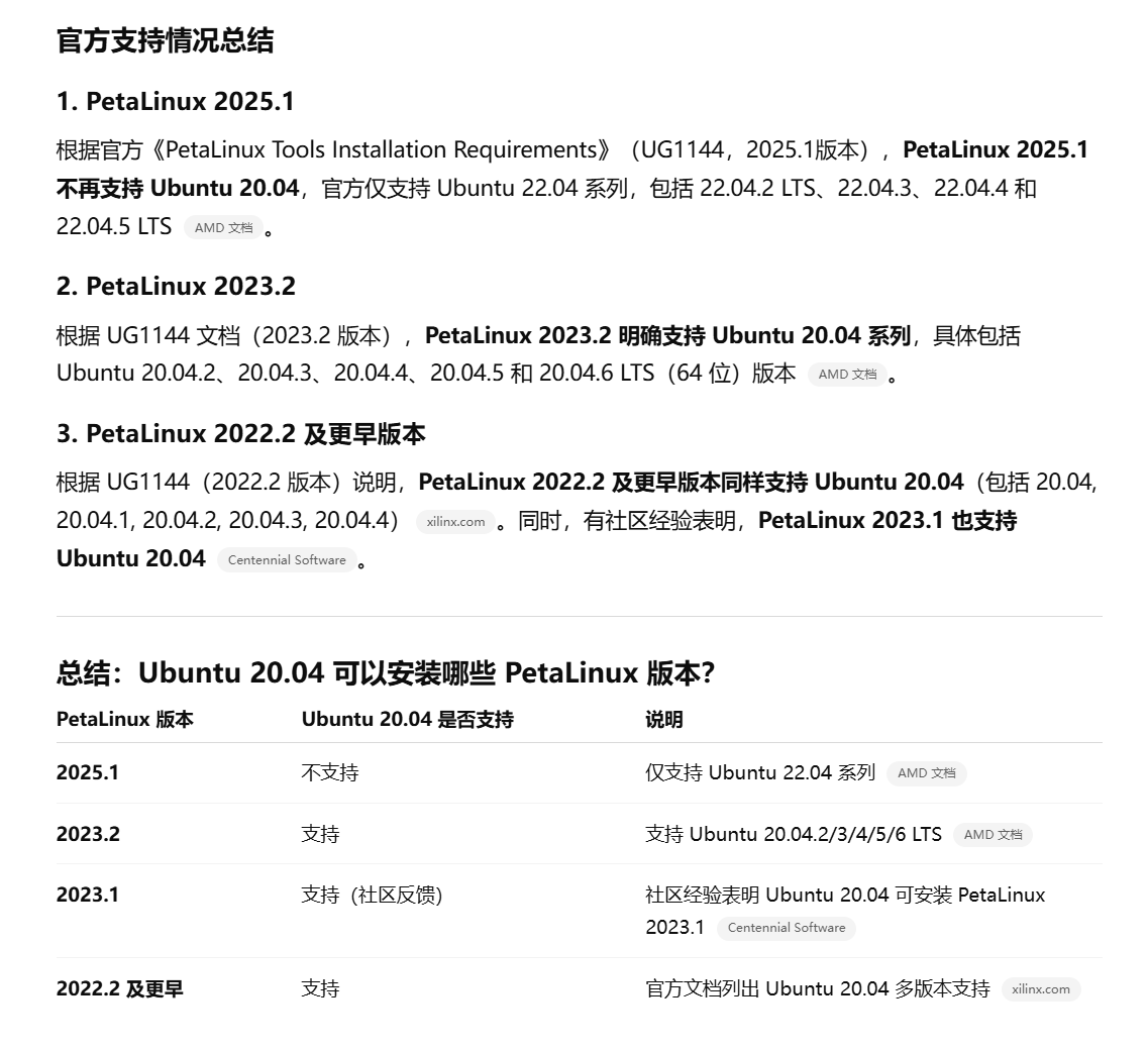 Ubuntu20.04 安装 PetaLinux2023.2_ubuntu安装petalinux-CSDN博客