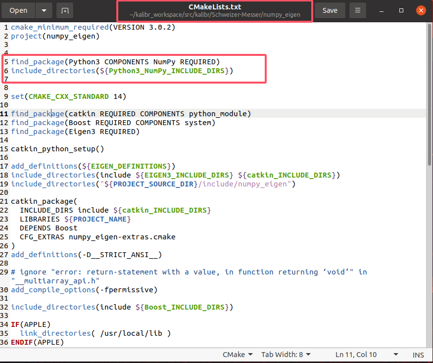 kalibr编译问题之Numpy-eigen_kalibr numpy-CSDN博客