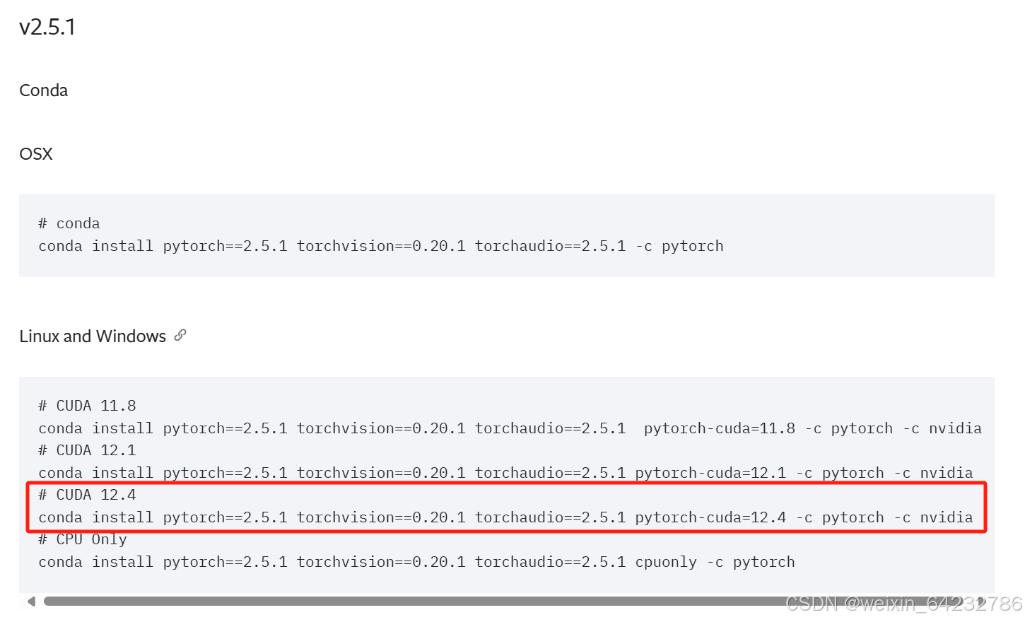 李沐动手深度学习——torch.cuda.device_count()为0,重新安装2.5.1版本的torch_2.5.1的torch在conda中显示为2.0.1-CSDN博客