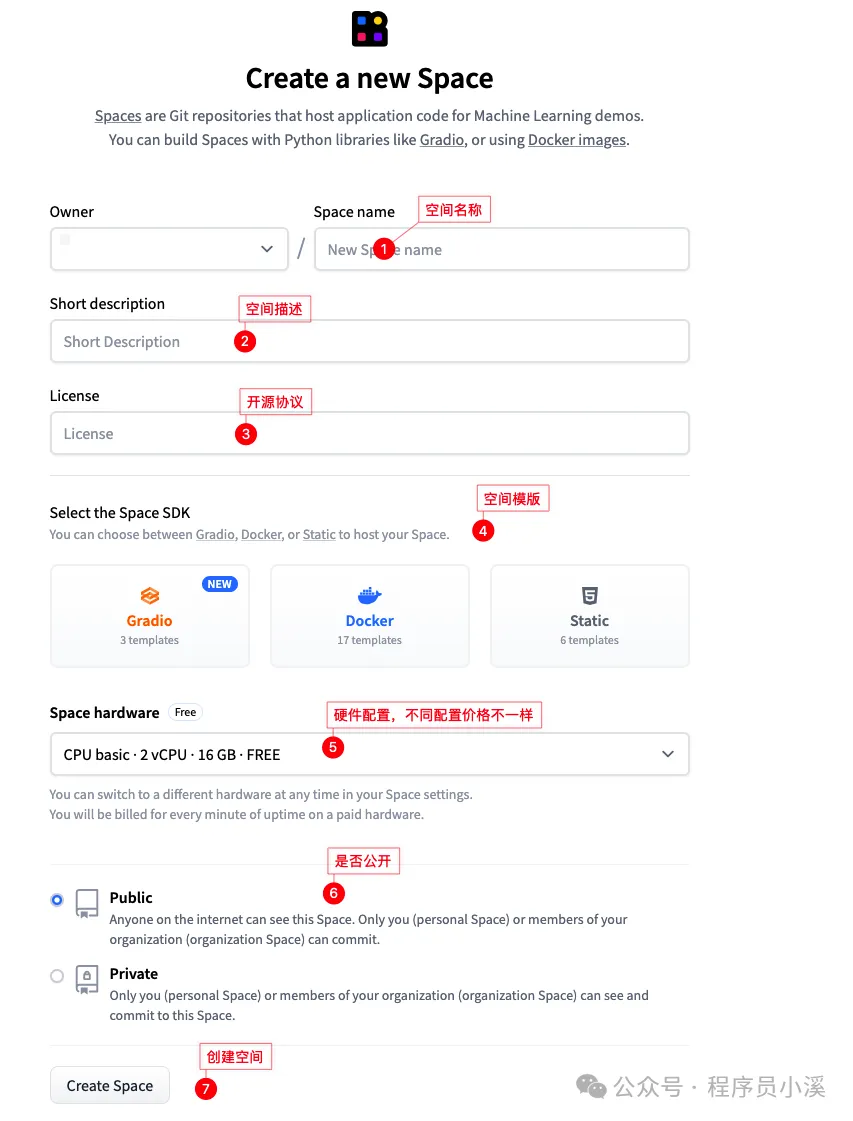 【Hugging Face】Hugging Face Space空间的基本使用方式_hugging face spaces-CSDN博客