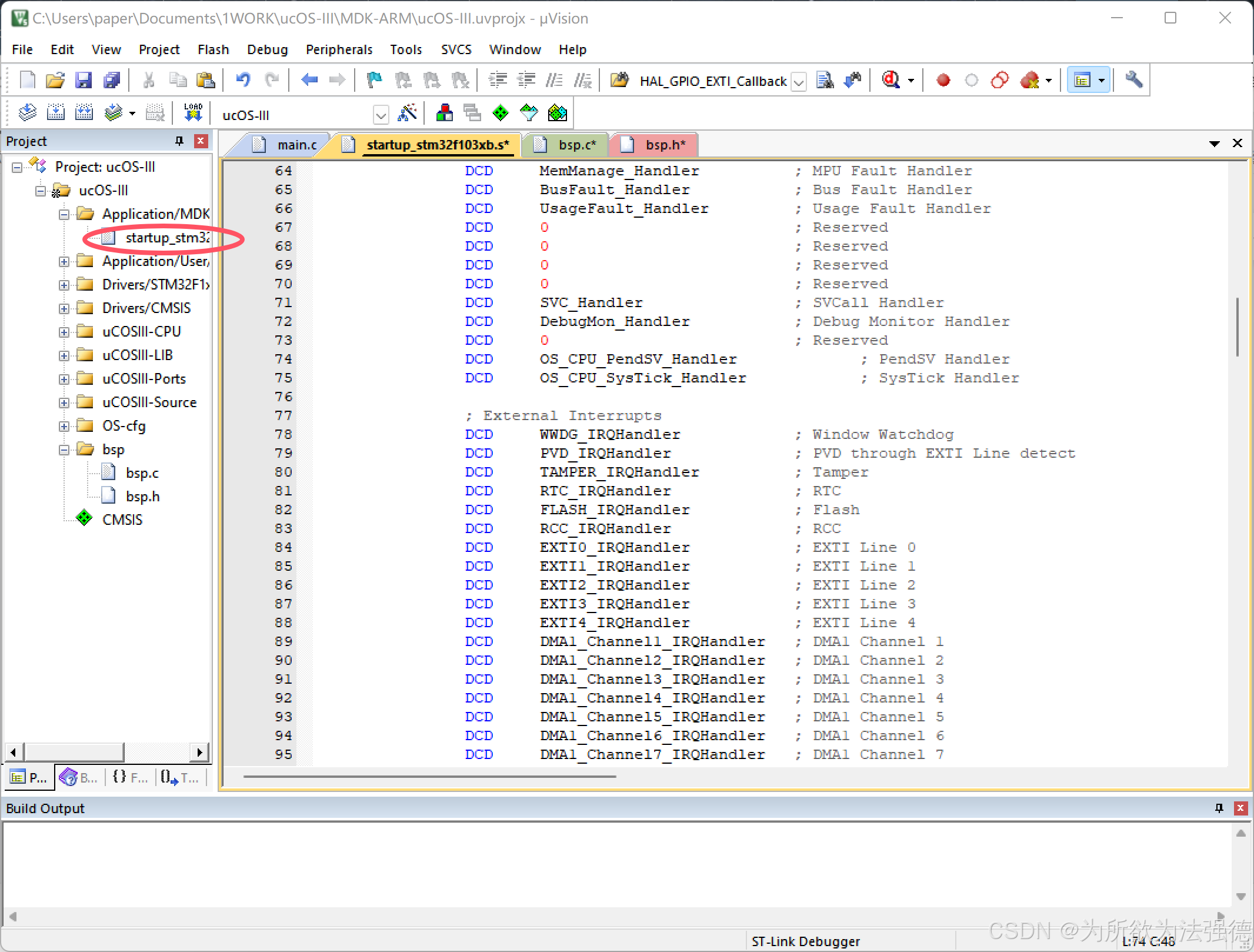 STM32F103C8T6基于HAL库移植uc/OS-II_stm32f103 移植ucosii 系统-CSDN博客