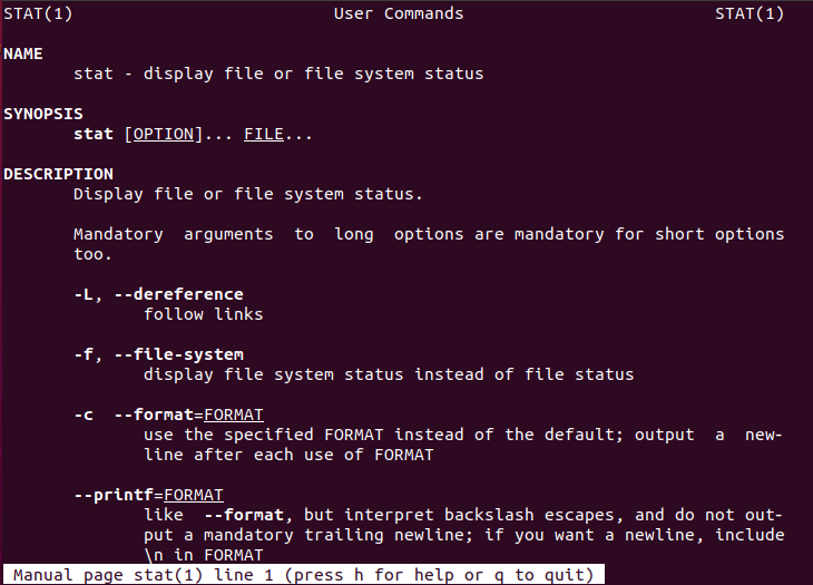Linux常用命令50——stat显示文件的状态信息stat命令 Csdn博客 9590