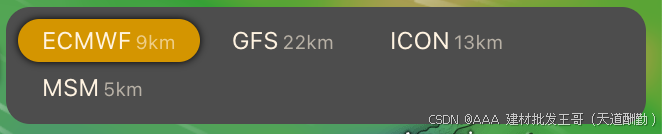 天气预报模型介绍，ECMWF，GFS，ICON，MSM_icon模型的天气预报-CSDN博客