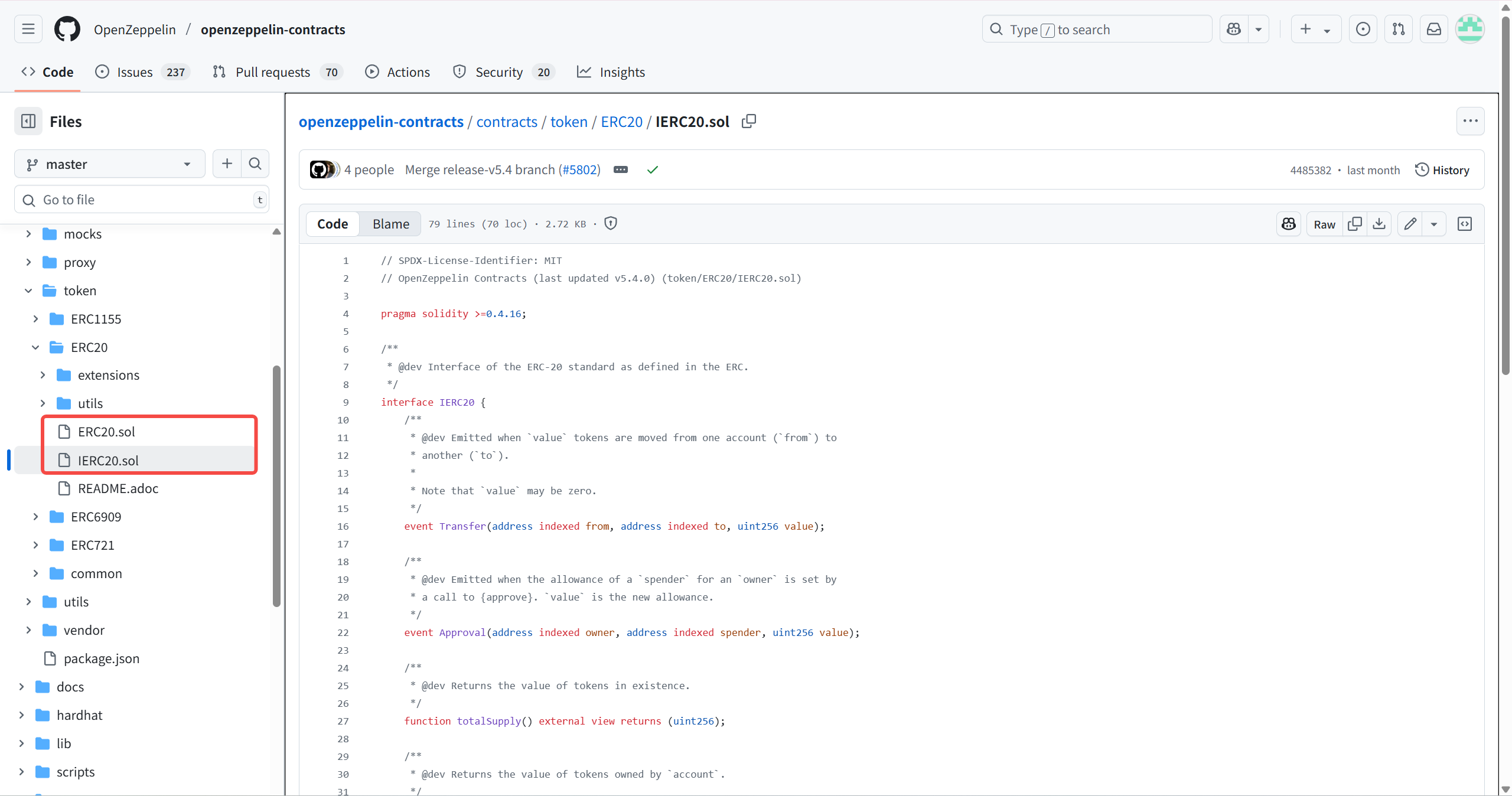 IERC20.sol 和 ERC20.sol 的区别-CSDN博客