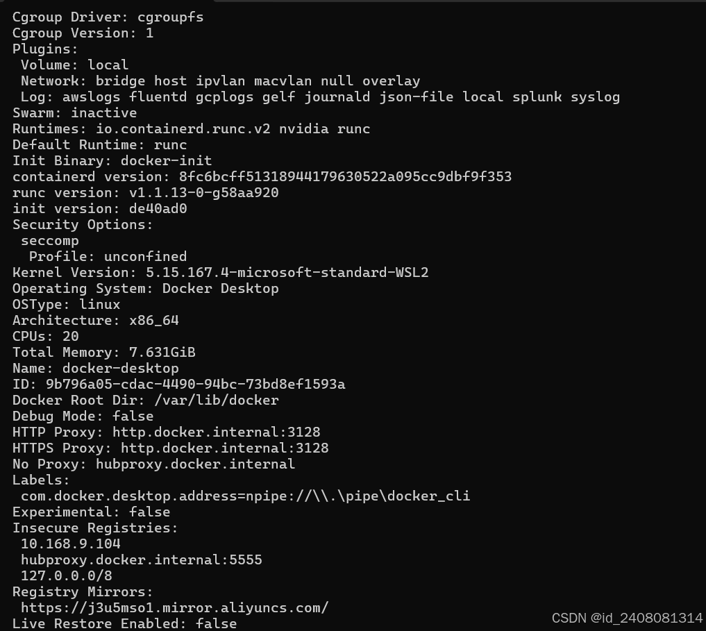 Docker常用命令_ps dcoker-CSDN博客