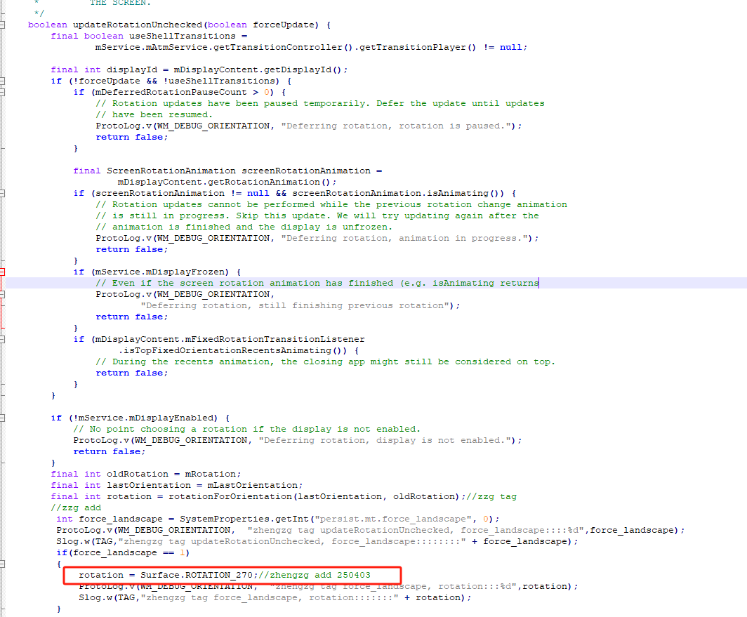展锐uis7861 Android12 framework强制设置应用旋转方向-CSDN博客