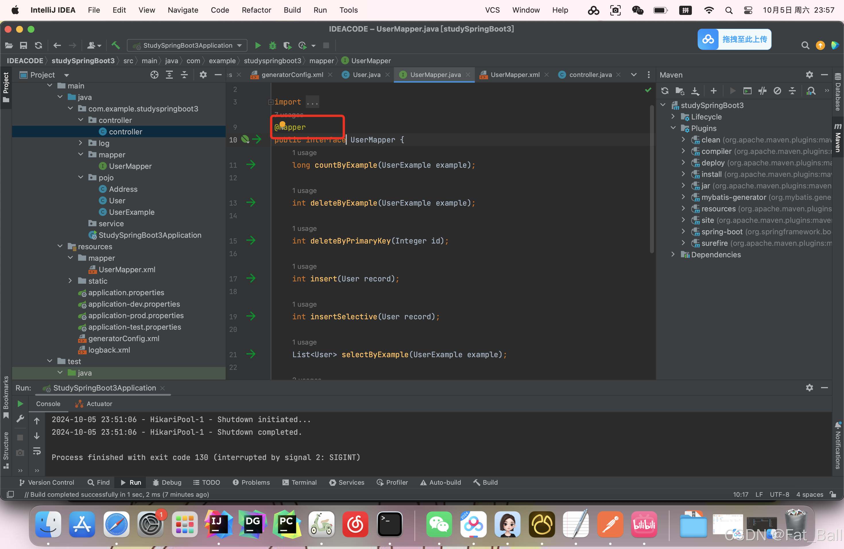 Mybatis-Generator的使用_mybatis-generator-maven-plugin-CSDN博客