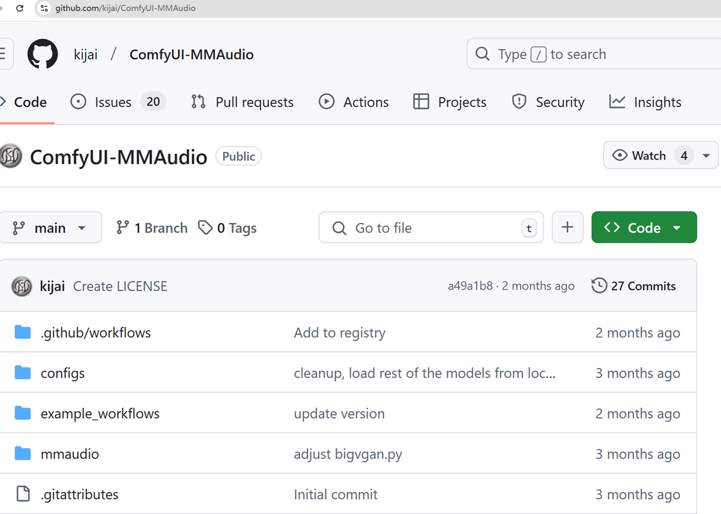 【ComfyUI专栏】ComfyUI MMAudio生成声音效果-CSDN博客