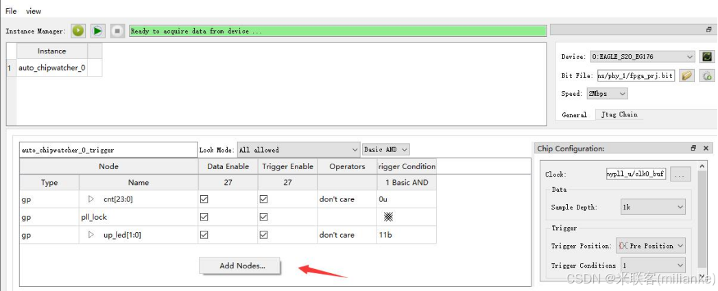 [米联客-安路-EG4D] FPGA基础篇连载-04安路TD开发工具在线调试FPGA_安路fpga-CSDN博客