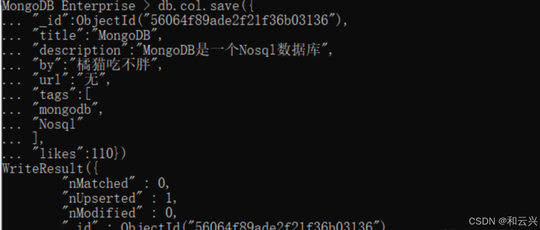 Mongodb的基本操作mongodb数据库基本操作 Csdn博客