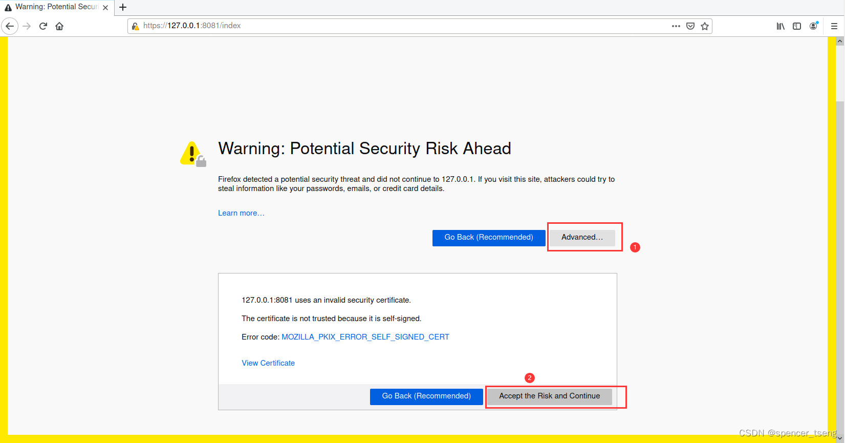 Warning: Potential Security Risk Ahead-CSDN博客