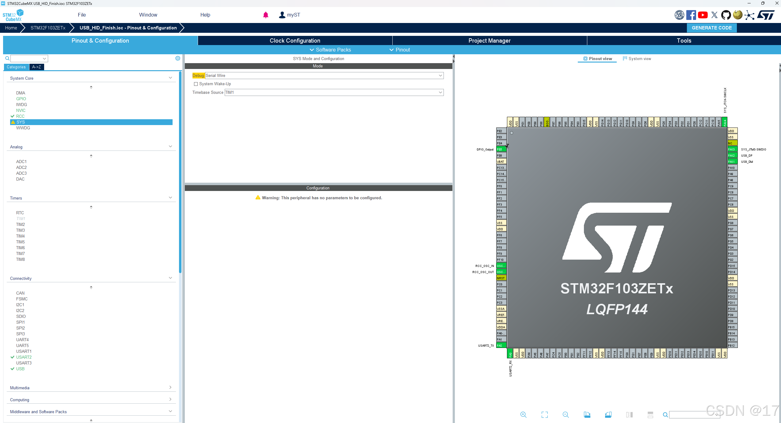 嵌入式STM32USB通信 HID类 基于STM32f103（HAL库）与C#上位机通信 提供单片机与上位机源码 CUBEmx配置 FreeRTOS_c# stm32 usb发送数据-CSDN博客
