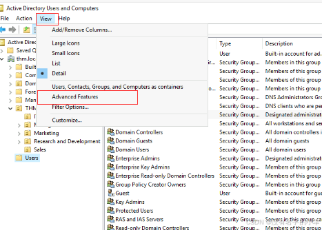 tryhackme-Cyber Security 101-Windows and AD Fundamentals-Active Directory Basics_active ...
