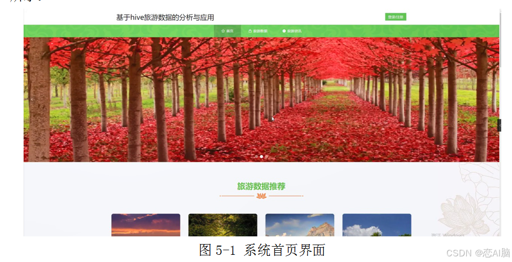 springboot基于hive旅游数据的分析与应用_springboot hadoop hive-CSDN博客
