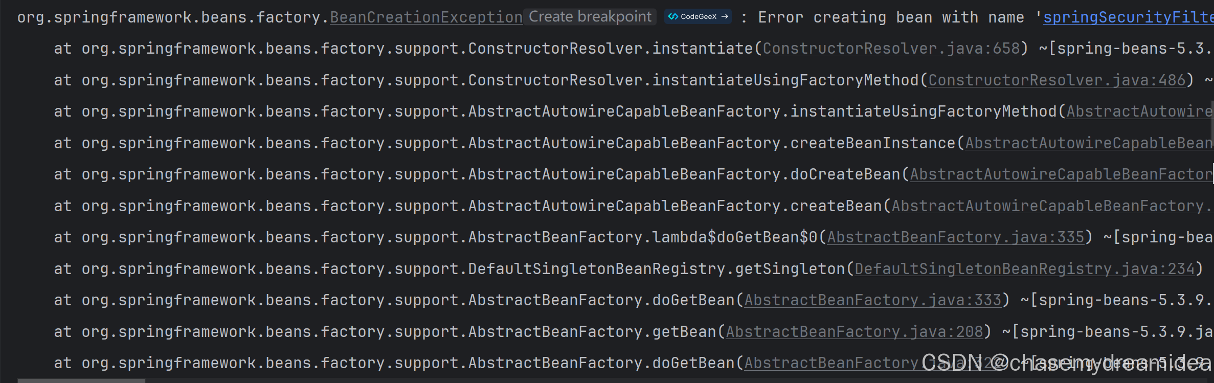 Spring Security报错nested exception is java.lang.IllegalArgumentException: user should not exist ...