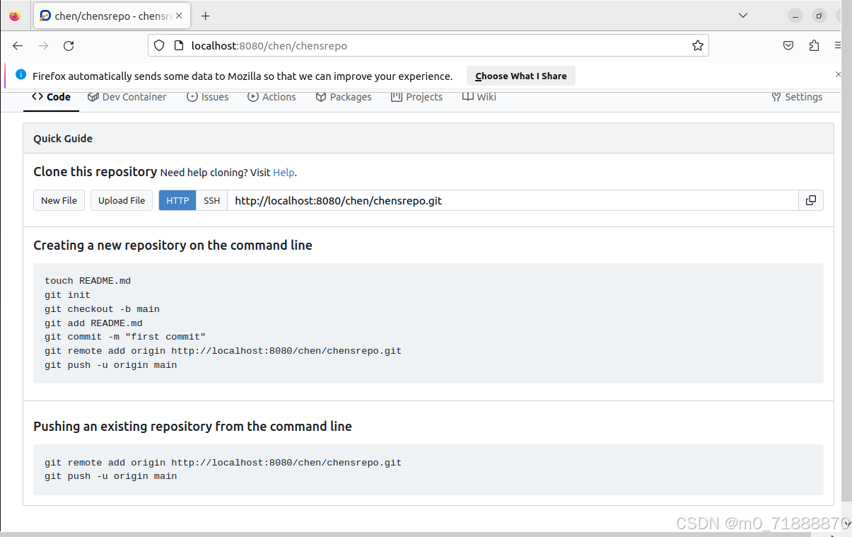 使用DevStar搭建git托管平台与git基本使用-CSDN博客
