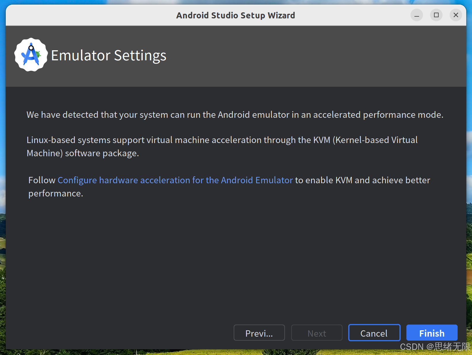 在Ubuntu上安装与配置Android Studio及安卓模拟器教程_ubuntu android studio-CSDN博客