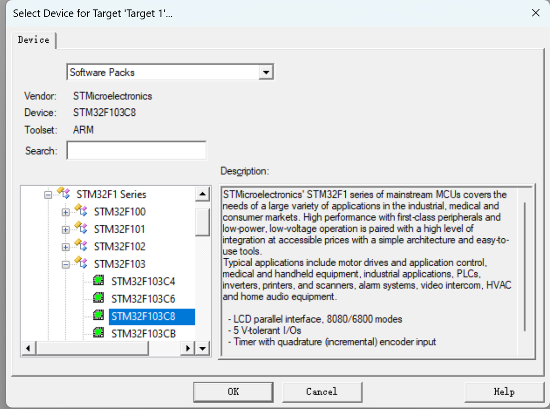STM32F103新建工程完整的步骤方法及报错解决方案_keil stm32f103rct6 新建工程-CSDN博客