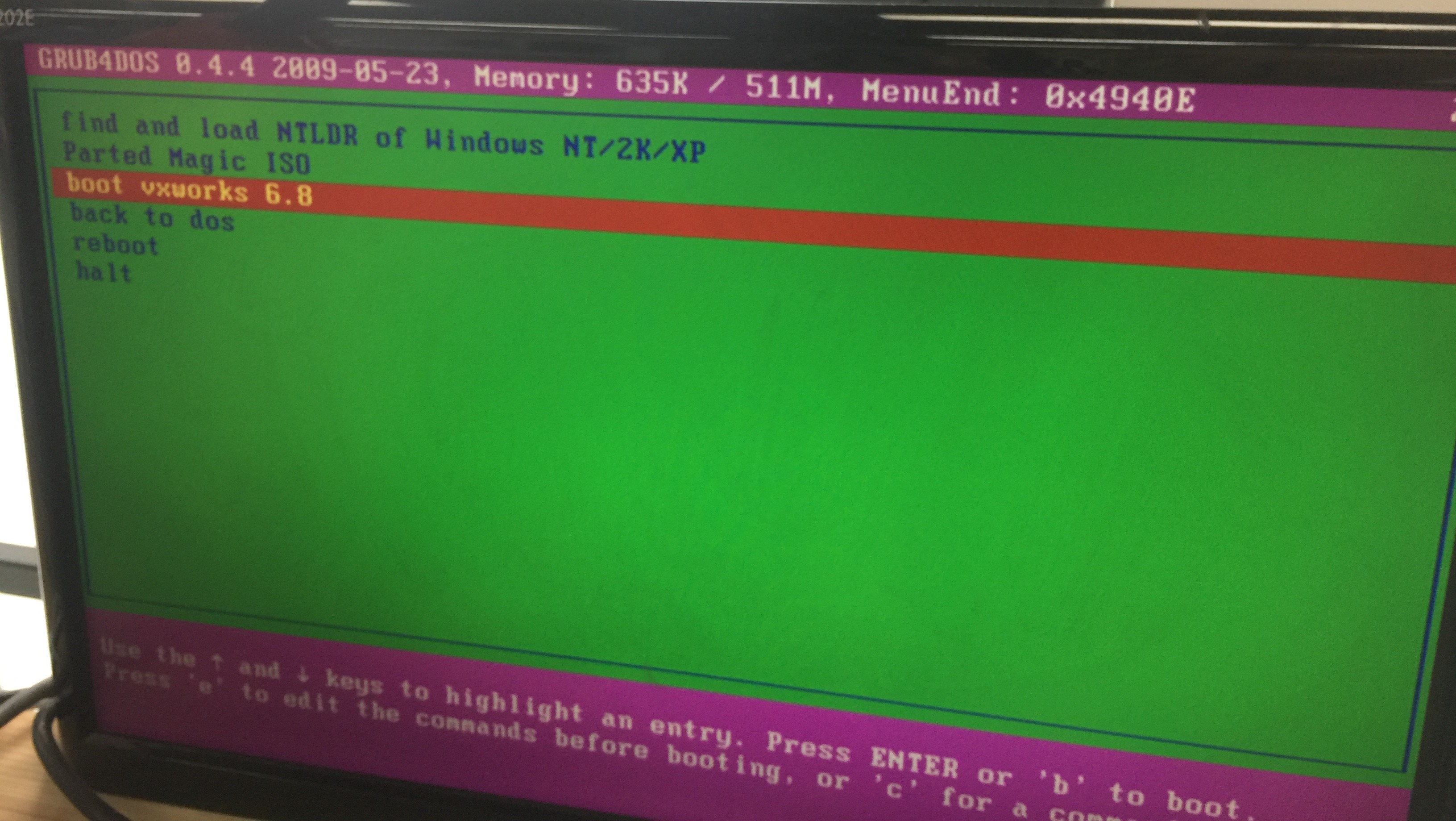 利用grub4dos制作windows XP和VxWorks双系统启动方法_grub4dos xp-CSDN博客