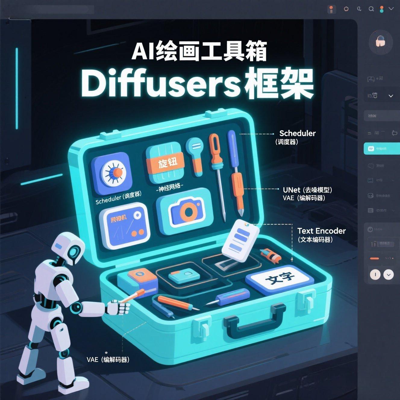 第四十九章：AI画家的“工具箱”：Diffusers框架中的调度器与模型设计-CSDN博客