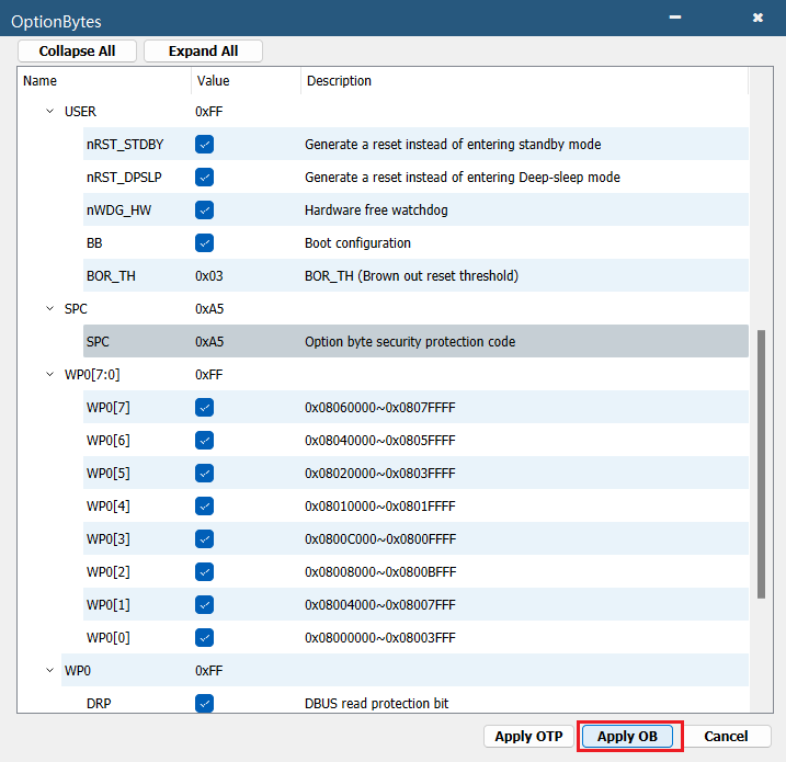 通过GD32 All In One Program 解除GD32F470读、写保护_gd32 all in one programmer-CSDN博客