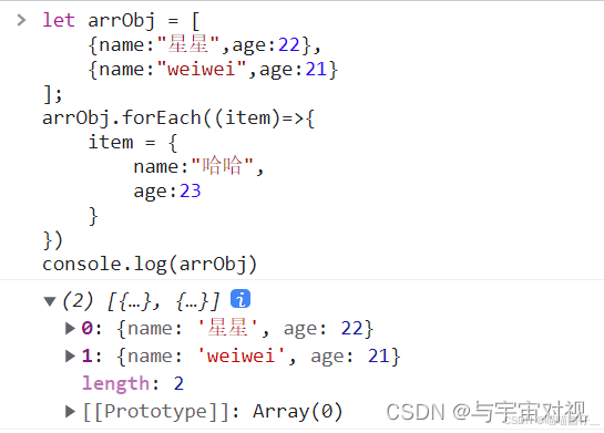 ES6&tip1——forEach()能不能改变原数组？_foreach可以修改数组吗-CSDN博客