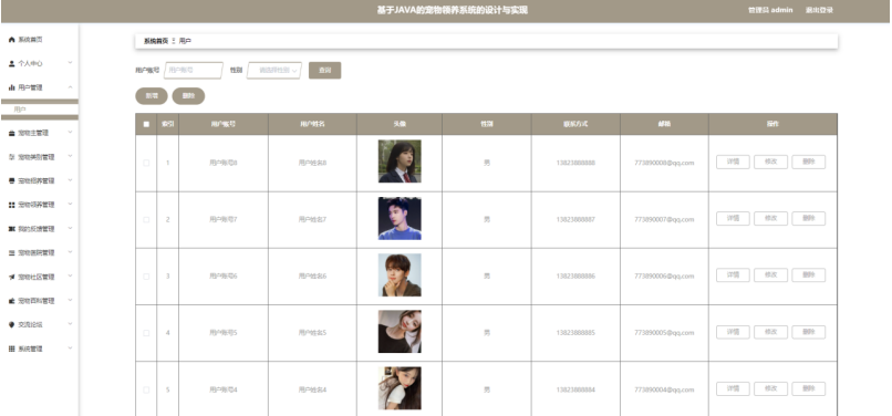 计算机毕业设计springboot宠物领养系统的设计与实现 基于spring Boot的宠物领养便捷的平台开发与建立 Spring Boot架构下的宠物领养管理系统设计与创建
