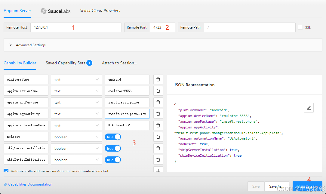 Appium inspector连接-CSDN博客