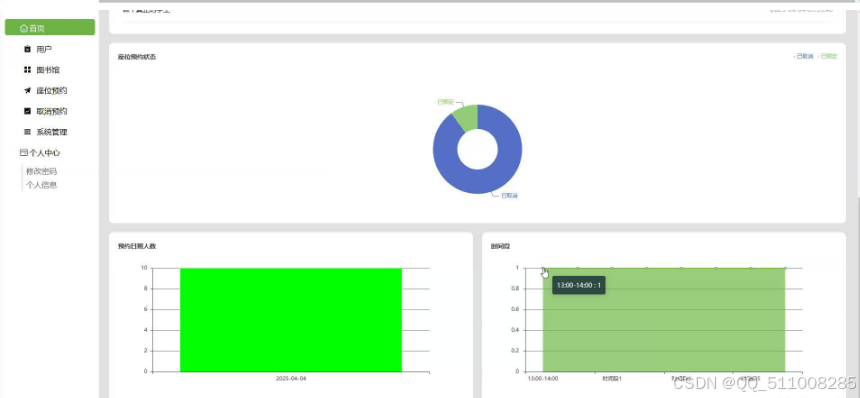 python+django/flask+spring boot图书馆座位预约系统-CSDN博客