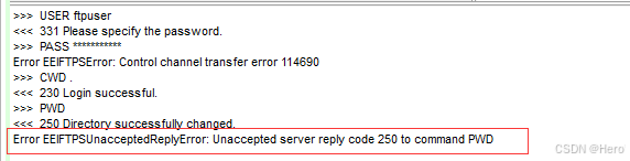 【CentOS7 安装配置FTP服务器详解：补充】_unaccepted server reply code 530 to command pwd-CSDN博客