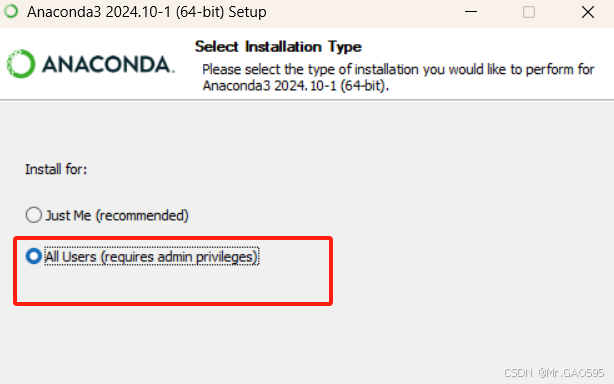 【Anaconda新手安装】_create shortcuts(supported packages only)-CSDN博客